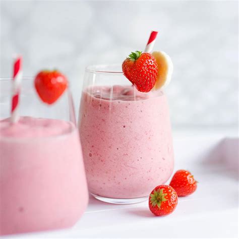 Quick 3 Ingredient Strawberry Banana Smoothie Live Eat Learn