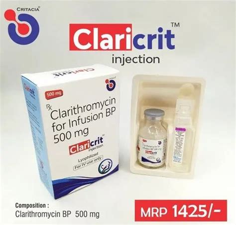 Clarithromycin 500 Mg Inj In Pan India At ₹ 1425 Piece In Panchkula Id 24938907555