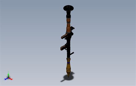 Rpg7火箭发射器 Iges 模型图纸下载 懒石网