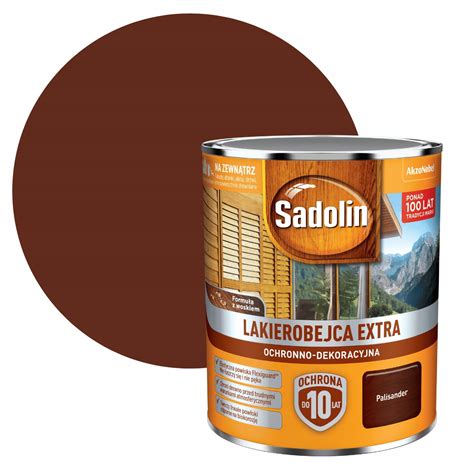 Sadolin Lakierobejca Extra Palisander 0 75l • 43 61pln • Bejce Lakierobejce Chemia Budowlana