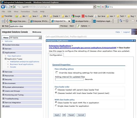 Eclipselinkexamplesjpawebsphere Web Tutorial Eclipsepedia