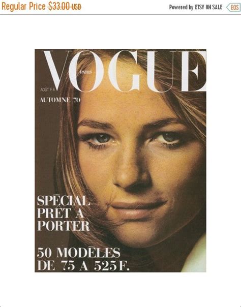 50 Off Estate Sale Vintage French Vogue Cover Poster Print Matted To