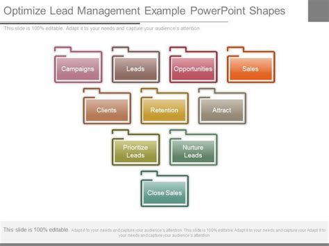 Optimize Lead Management Example Powerpoint Shapes