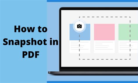 How To Snapshot In Pdf In 2022 Best Methods Wps Pdf Blog