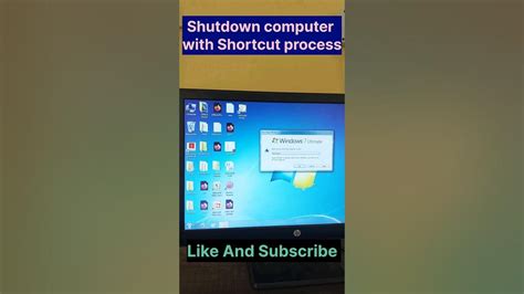 👍🔥shutdown Computer With Shortcut Process Shortvideo Shorts Ytshorts