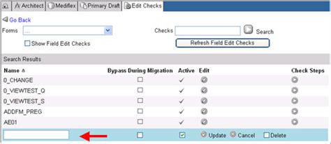 Field Definitions Edit Checks