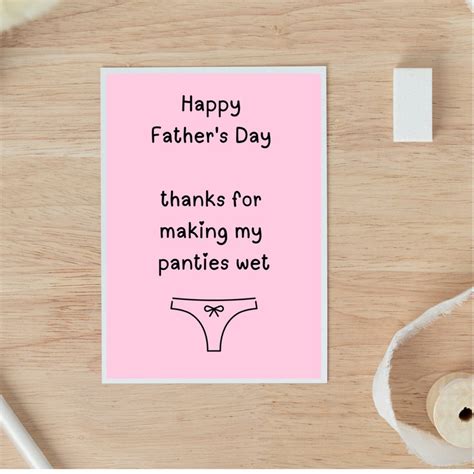 Naughty Dad Card Etsy