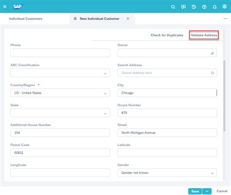 Address Validation With Type Ahead Search In SAP S SAP Community