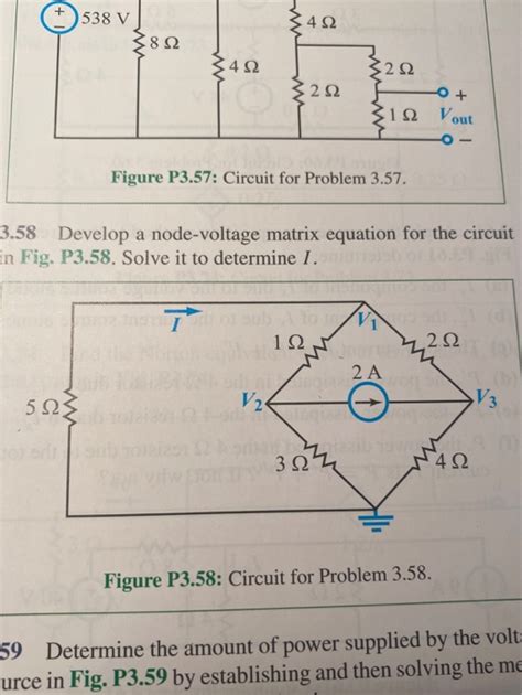 solved develope a node voltage matrix equation for the