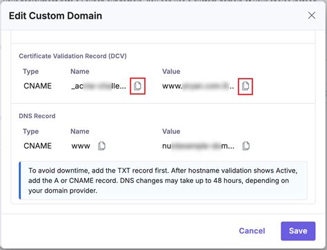Custom Domains Contentstack