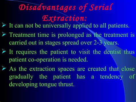 Serial Extraction PPT Dental Health Diseases And Conditions