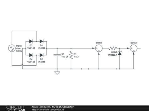 AC To DC Converter CircuitLab