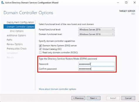 Directory Services Restore Mode Dsrm Password Reset Recover Active Directory 4sysops