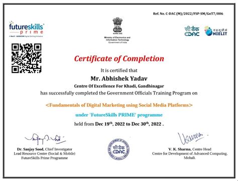 Abhishek Yadav On Linkedin Learning Digitalmarketing Cdac