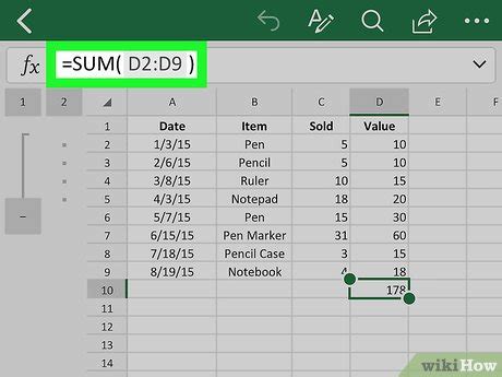 How To Remove Formulas In Excel On IPhone Or IPad 6 Steps