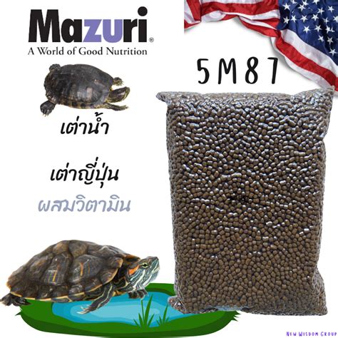 พร้อมส่ง อาหารเต่าน้ำ Mazuri 5m87 Freshwater Turtle เต่าญี่ปุ่น ตะพาบ เต่าหมูบิน เต่าอื่นๆ 1