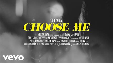 Tink I Choose Me Official Video Youtube