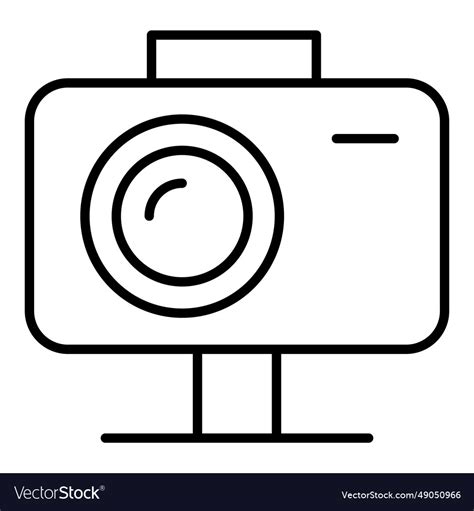 Web Cam Icon Royalty Free Vector Image Vectorstock