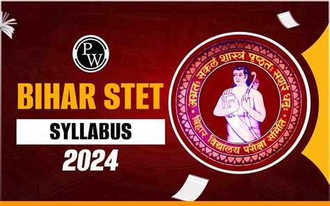 Bihar Stet Syllabus 2024 And Exam Pattern Download Pdfs