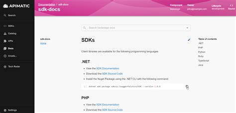 Apimatic Sdks In Backstage Developer Portal