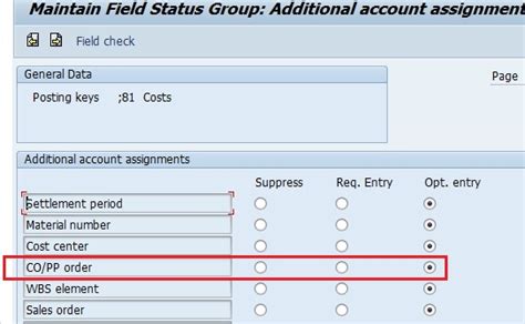 Solved Field Order Is A Required Field For Gl Account Sap Community