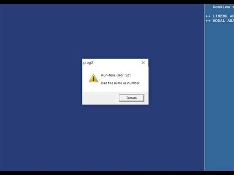 Run Time Error 52 Bad File Name Or Number Excel