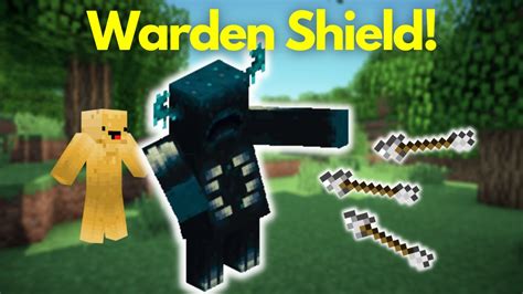 How To Make A Warden Shield On Minecraft Using Commands Youtube