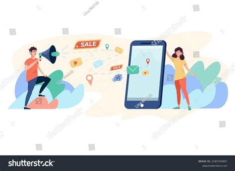 Digital Marketing Abstract Concept Mailing Advertising Stock Vector Royalty Free 2185350497