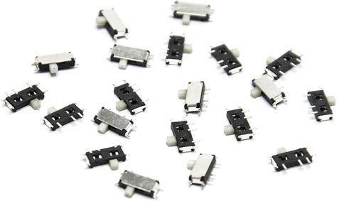 Gikfun Interruptor De Palanca Micro Slide Smd Onoff 7 Pin Para Arduino Paquete De 20 Piezas