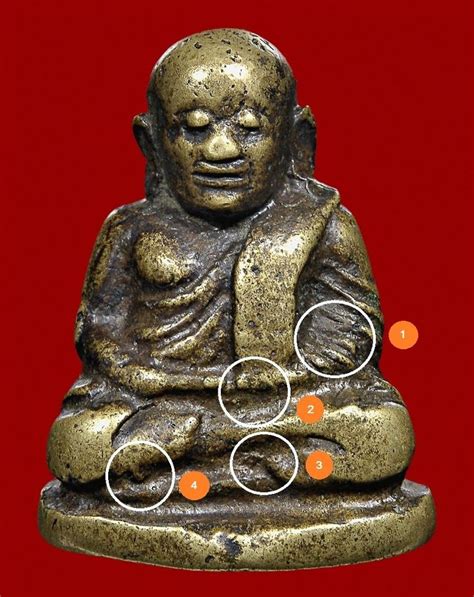 หลวงพ่อเงิน วัดบางคลาน วิธีดูรูปหล่อหลวงพ่อเงิน พิมพ์นิยมไม่มีมือรอง