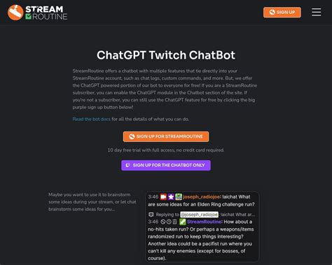 ChatGPT Twitch ChatBot
