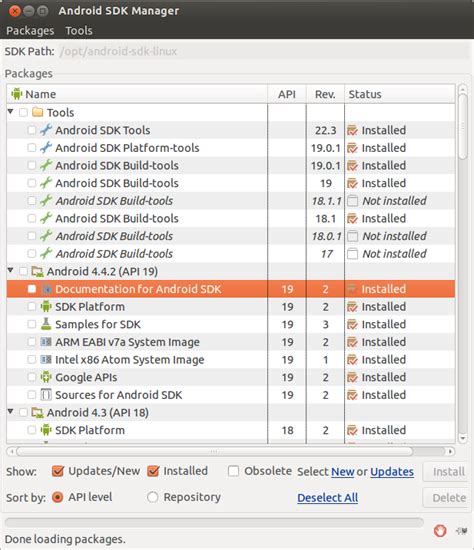 Android Sdk Api Kitkat Offline Documentation Stack Overflow