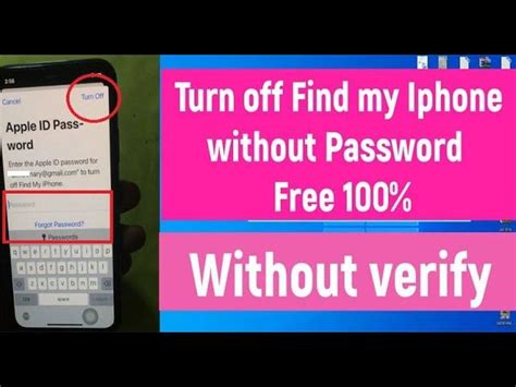 heng on on linkedin turn off find my i phone without password or no
