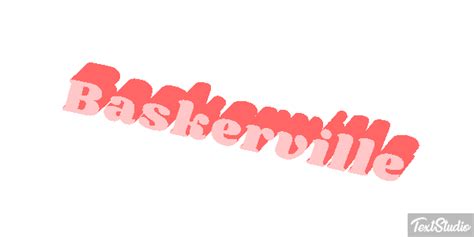 Baskerville Font Animated Gif Logo Designs Textstudio