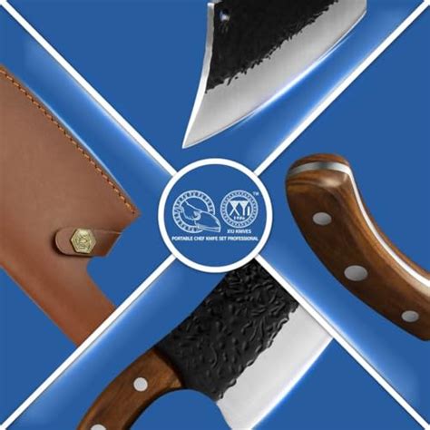 Xyj Authentic Since 1986 8 Inch Chinese Vegetable Knife With Sheath Whetstone Outdoor Camping