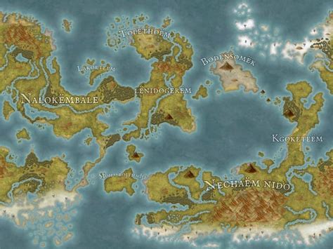 World Map For Speculative Evolution Project Criticize Ask Questions