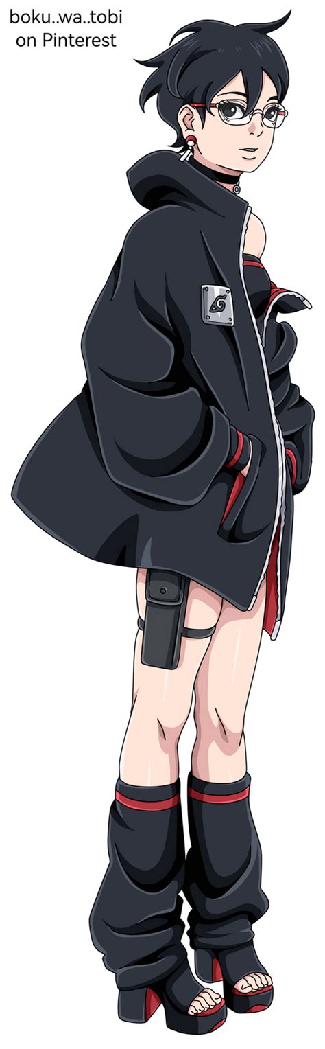 Sarada Uchiha Timeskip Render By Me 56 By Uzimaho13 On Deviantart