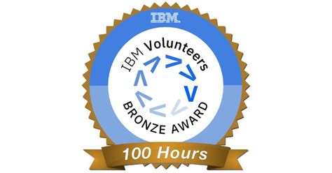 Yanni Zhang On Linkedin Ibm Volunteers Bronze Was Issued By Ibm To