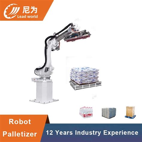 Automatic Robot Case Packer Palletizing Machine Palletizer For Bags Packing Line China Robot