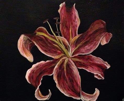 Tiger Lily Painting