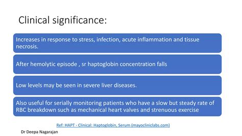 Other Tests In Hemolytic Anaemia Workup Ppt