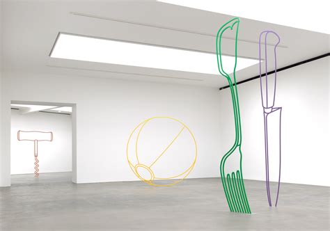 Michael Craig Martin Sculpture Britannia Street London May 31