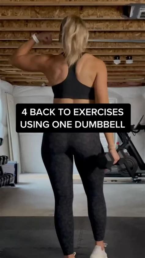 One Dumbbell Back Exercises For Women • Movement With Julie Weekly