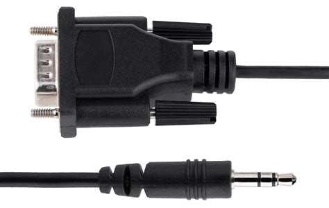 StarTech Com 9M351M RS232 CABLE DB9 To 3 5mm RS232 Serial Cable 3ft Network Hardwares