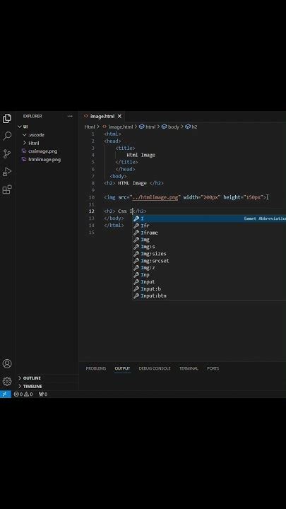 How To Insert An Image In Html Using Vs Code Html5 Imagetag Learning Vscode Youtube