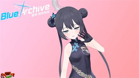 Blue Archive MMD 키사키 문주님의 댄스 YouTube