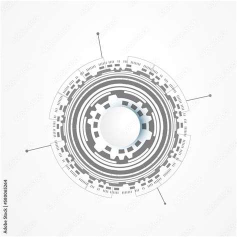 Grey White Abstract Technology Backgroundhi Tech Digital Connect Communication High