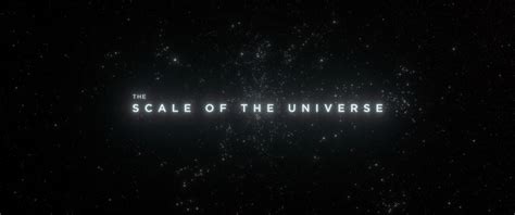 The Scale Of The Universe Behance