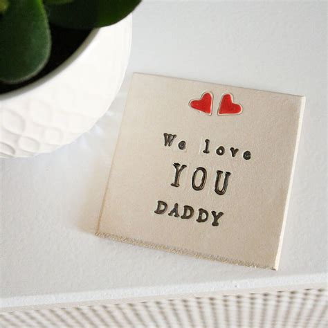 We Love You Daddy Card By Juliet Reeves Designs