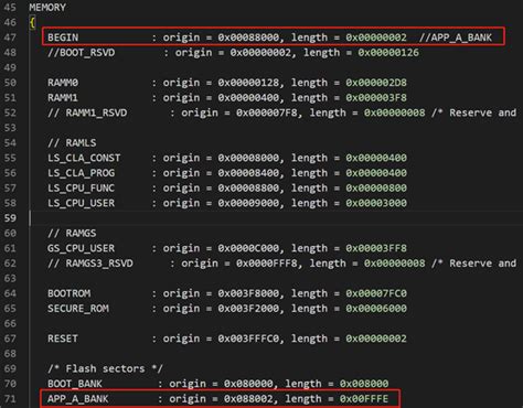 Launchxl F280039c 如何正确配置自定义的启动位置 C2000™︎ 微控制器论坛 C2000 微控制器 E2e™ 设计支持